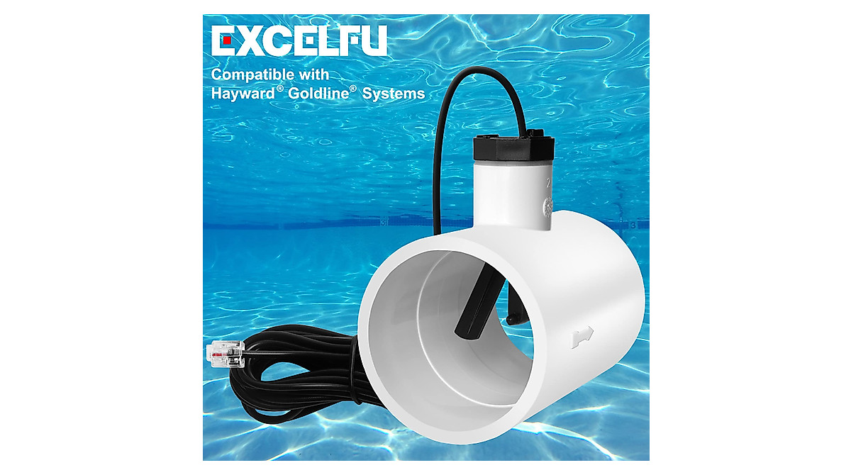 EXCELFU Flow Switch for Hayward Goldline Salt System, Flow Sensor for ...