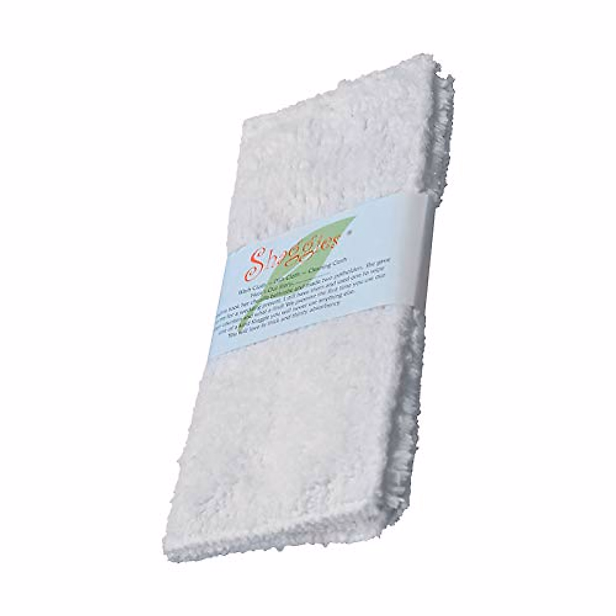 Janey Lynn's Designs Shaggies Snow White Cotton Dish Cloth 2 pk - Case Of: 6; Each Pack Qty: 2; Total Items Qty: 126