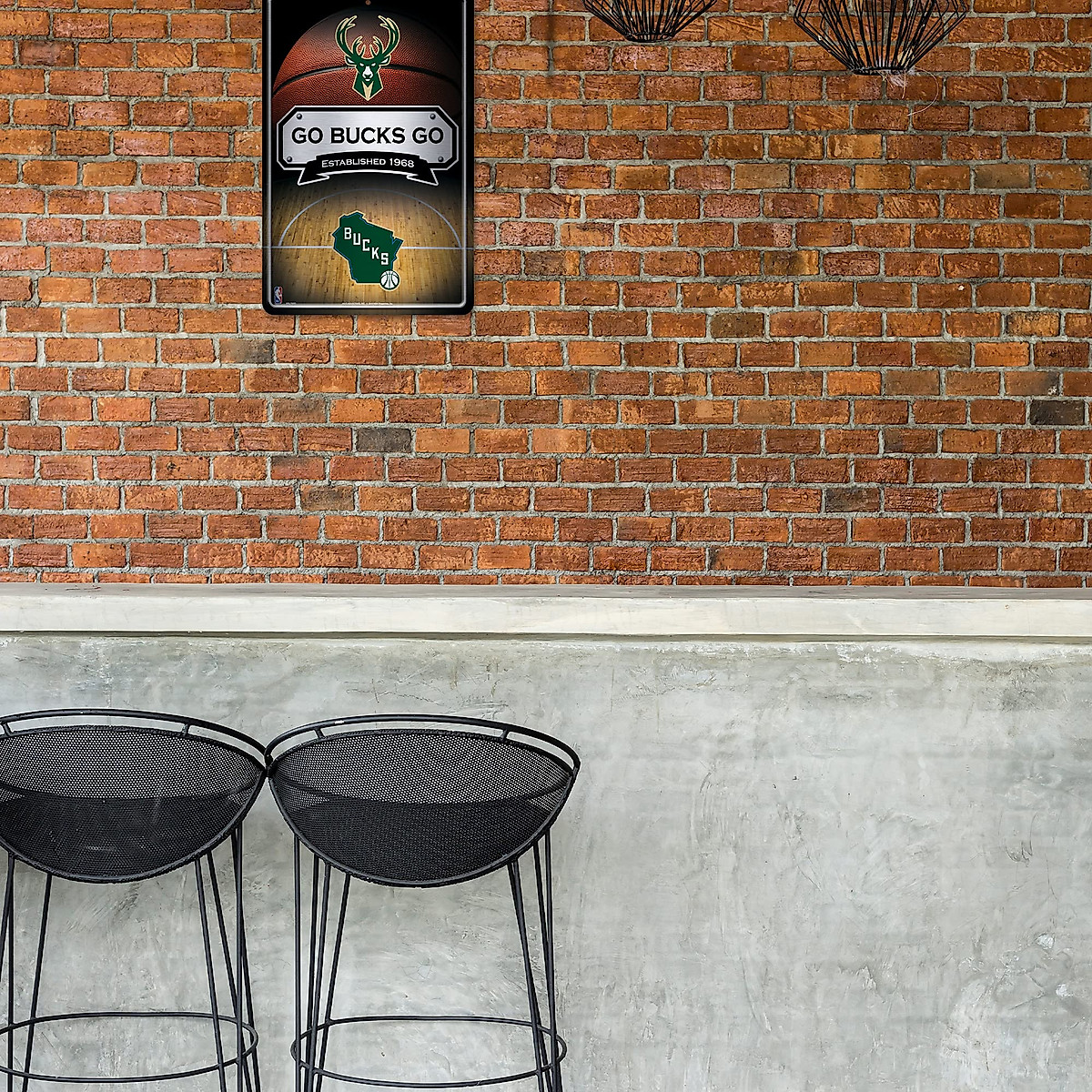 Rico Industries NCAA Washington State Cougars - WSU 11&quot; x 17&quot; Large Metal Home Décor Sign