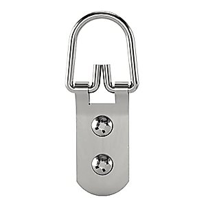 OOK 50207 20-Pound Steel D-Ring Hangers, 2-Pack
