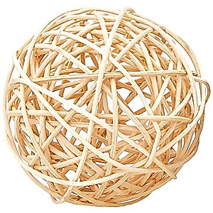 Rosewood Boredom Breaker Small Animal Naturals Toy Trio of Fun Balls, Natural, 3 Count (Pack of 2), Medium