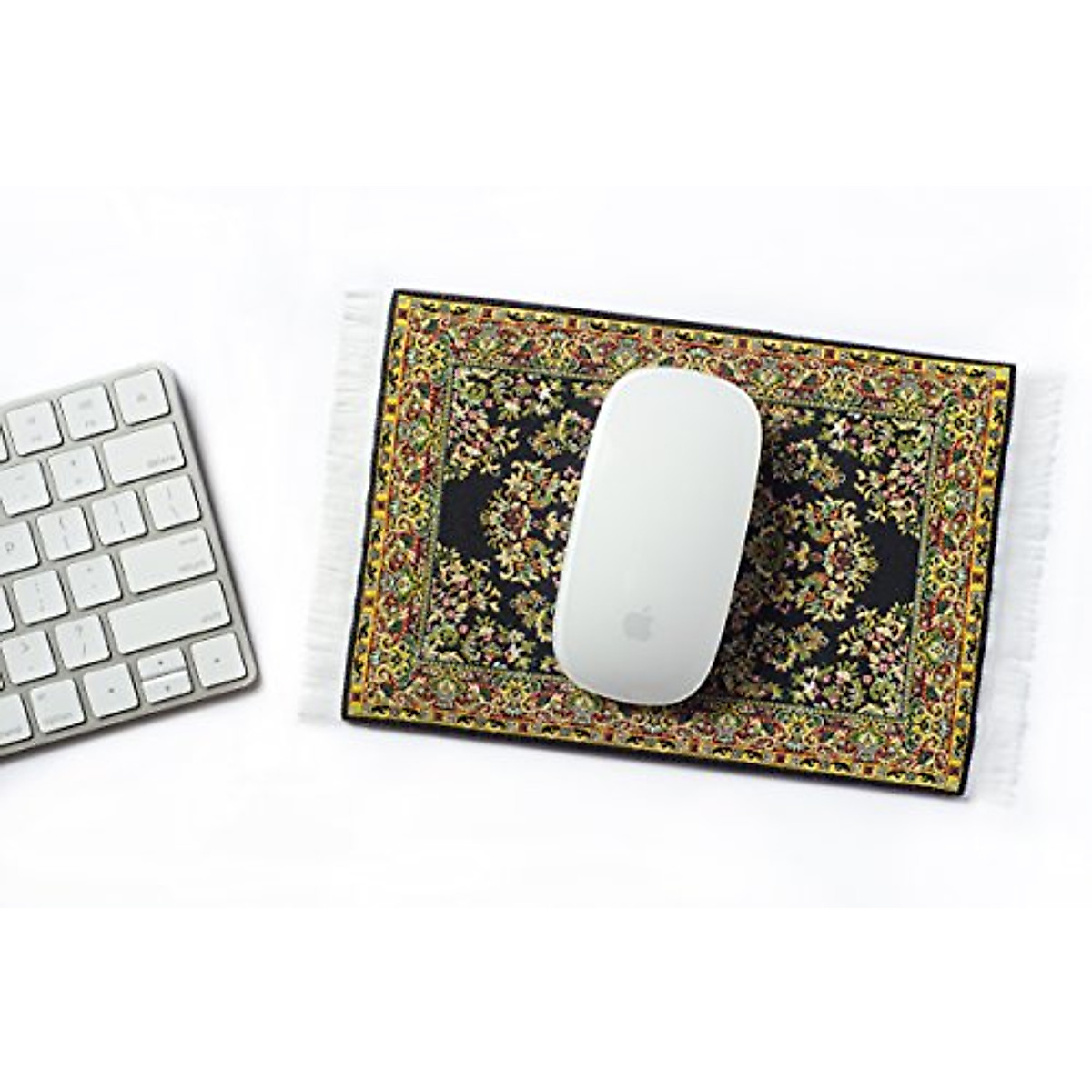 Oriental Carpet Woven Fabric Bookmark - 6 Bookmark Design Collection - Set #2 Beautiful, Elegant, Cloth Bookmarks! Best Gifts & Stocking Stuffers for Men,Women,Teachers & Librarians!