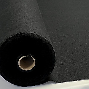 Guilford of Maine Sona Acoustical Fabric, Fire Rated, 60 Inches Wide in Pitch Color