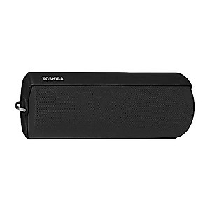 Toshiba Bluetooth Speaker | Wireless Speaker with Bluetooth Technology | 10+ Hour Battery Life | 30 FT Operating Range | Built in Microphone | Portable Speaker with 6 Watts of Power | TY-WSP70(K)