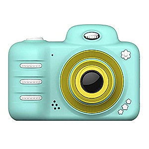 LKYBOA Cartoon Children's Camera - Dual Lens HD Digital Video Camera Small SLR Gift (10x7x5cm) (Color : B)