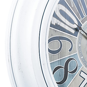 La Crosse Technology 22" Lakeside White Quartz Analog Wall Clock - 404-3056