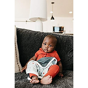 Copper Pearl Baby Security Blanket Set of 2 - Portable Size for Self-Soothing On-The-Go, Ideal Baby Blankets for Boys and Girls, Ultra-Soft, and Gift-Ready Loveys - Trout