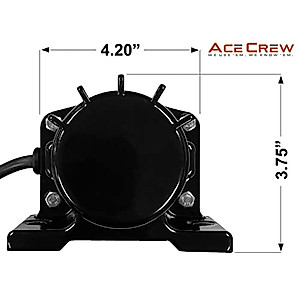 Rio 200lb Salt and Sand Vibrator Motor Spreader Replaces D6515, VBR100, 3007416 =3 Year Warranty=