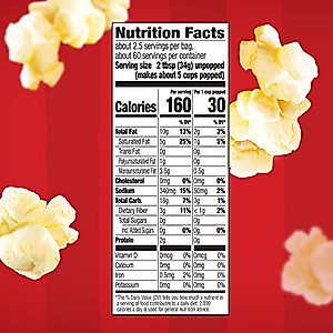 Orville Redenbacher's Movie Theater Butter Microwave Popcorn, 3.29 Ounce(Pack of 24)