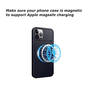 Adjustable Stand for MagSafe Charger/Apple Watch, Aluminum Phone Holder for iPhone 14 Plus 13 12 Pro/Pro Max/Mini and Apple Watch Series SE Ultra (Charger Not Included) (Silver)