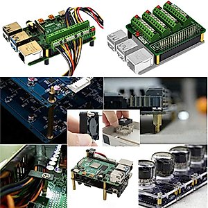 iUniker Raspberry Pi Installation Tool 314 Pcs Lot M2.5 Series Hex Brass Spacer/Standoff + Nuts + Screws with Storage Case for Raspberry Pi 4/3 Model B+(Plus) / 3B / Zero W Accessories Kit (314-Pcs)