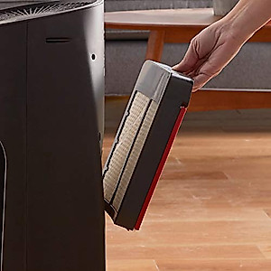 Honeywell Top Fill Tower Humidifier, Digital Humidistat, Black – Cool Mist Humidifier for Bedroom, Home or Office with Space Saving Tower Design