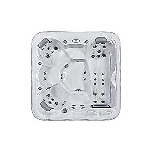 Bueno Spa New York 6 - Person 49 - Jet Hot Tub, Sterling Silver, Gray