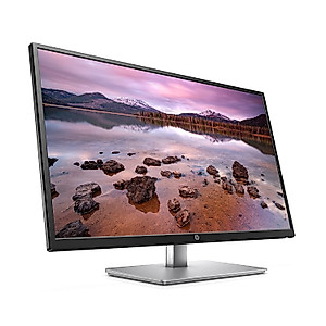 HP FHD IPS Monitor with Tilt Adjustment and Anti-Glare Panel- 32-Inch, Black/Silver