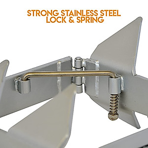 Slide Anchor The Original Box Anchor Large Box Anchor 25lbs/ Hot Dip Galvanized/Boats to 35ft/ Storage Bag Included