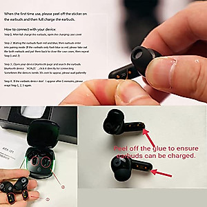 Bluetooth 5.3 Headphones for Samsung S22 S23 Ultra,True Wireless Noise Canceling Earbuds,Bluetooth Earbuds Earphones,Sweat Resistant,Built-in Microphone,Deep Bass for Galaxy S22 S21 S20 FE A53 A12 A13