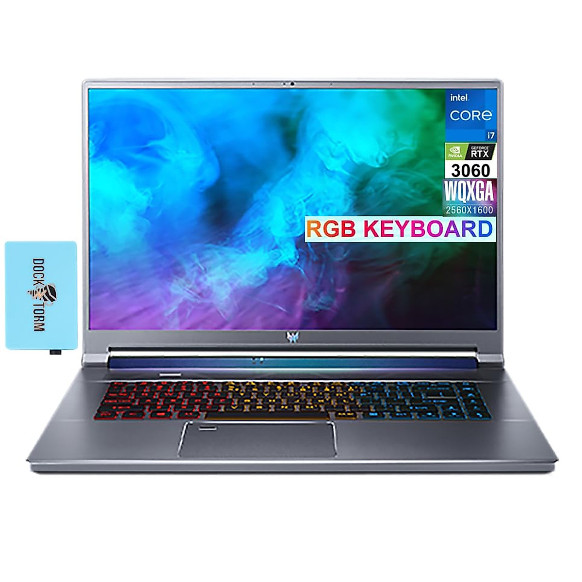 acer Predator Triton 500 SE 16.0" 165 Hz WQXGA Gaming Laptop (Intel i7-11800H, RTX 3060 6GB, 16GB RAM, 1TB SSD, RGB Backlit KB, Thunderbolt 4, Killer WiFi 6, BT, Webcam, Win10P) w/Hub