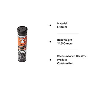 Kubota High Performance Moly Lithium All Purpose Heavy Duty Agricultural/Construction Equipment Grease (14.5 oz)