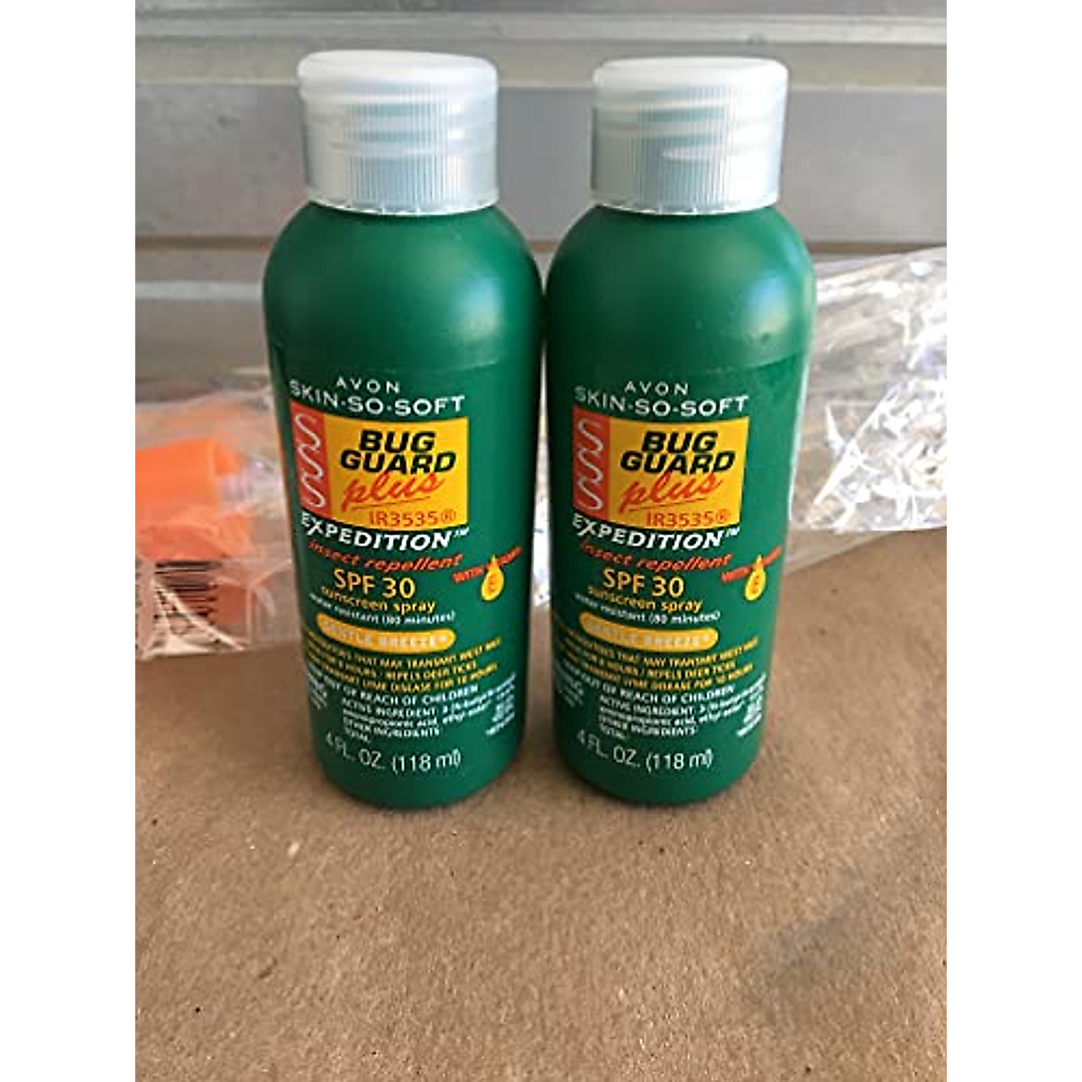 2 Bottles - Avon Skin so Soft Bug Guard Plus Expedition SPF 30 Pump Spray