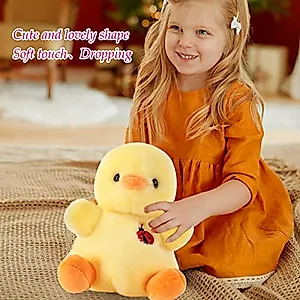 Sew Butiful 8" Duck Stuffed Animals Plush, Cute Plushies for Animal Themed Parties Teacher Student Award, Animal Toys for Baby, Boy, Girls, Great for Nursery, Room Decor, Bed (Duck)