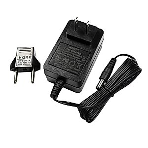 HQRP AC Adapter Compatible with Samson Expedition XP106 Portable Sound System Power Supply Cord Charger Adaptor Samsontech XP-106 + Euro Plug Adapter