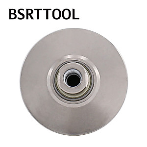 BSRTTOOl V30 1-1/4 inch Diamond Router Bit Full Bullnose Profiler Wheel Vacuum Brazed for Granite Concrete Marble Stone 5/8-11 Thread