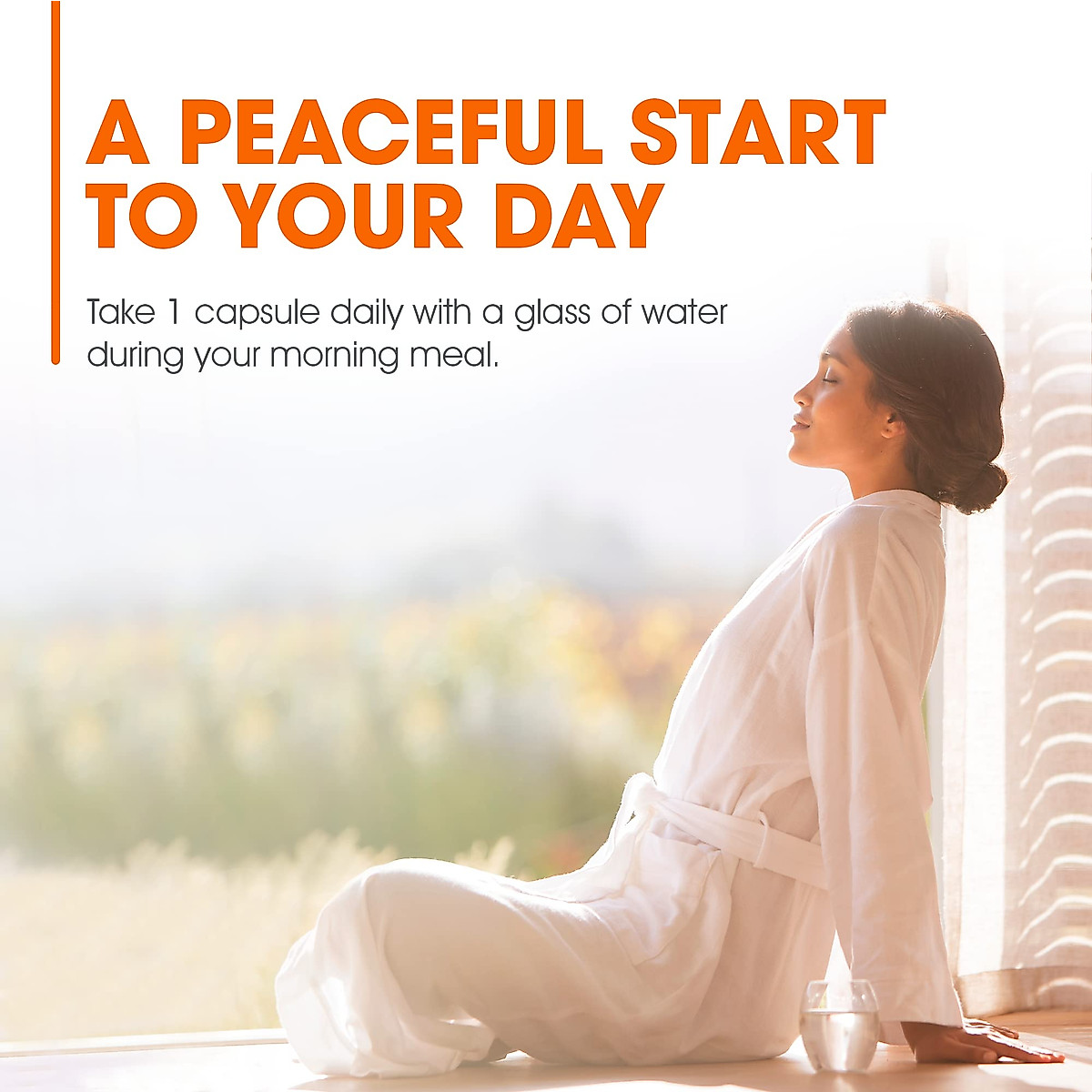 Genius Mindfulness Supplement, Nootropic Cognitive Brain Booster Enhances Memory, Focus & Energy - Natural Calming Supplement with Ashwagandha, NeuroFactor, & Blueberry Extract - 30 Veggie Capsules