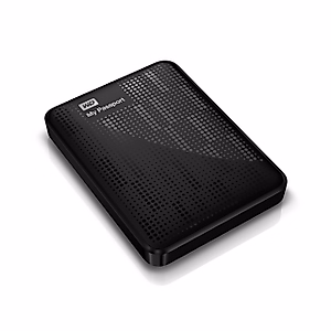 WD My Passport 320GB Portable External Hard Drive Storage USB 3.0 Black (WDBKXH3200ABK-NESN)