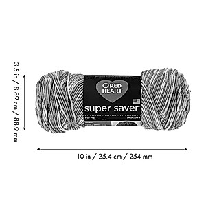 Red Heart Super Saver Yarn, 3 Pack, Americana 3 Count