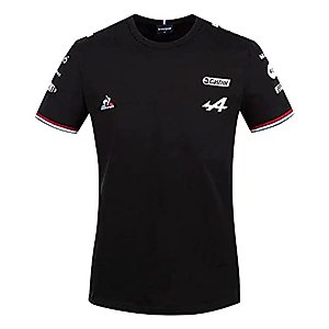 F1 Alpine Racing 2021 Men's Team T-Shirt, Black (L, l)
