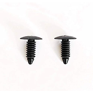 KOMORAX 50 pcs Medium Multi-Gauge Rivet 3/16" or 7/32" Hole Patio Strapping Fasteners Webbing Lawn Chair Lounge (Black)