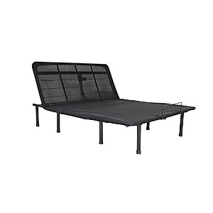 ccko Electric Adjustable Bed Frame with Independent Head & Foot Incline, Queen Size Adjustable Bed Base Motorized Bed Frame with Remote Control and Quiet Motor, Quick and Easy Assembly