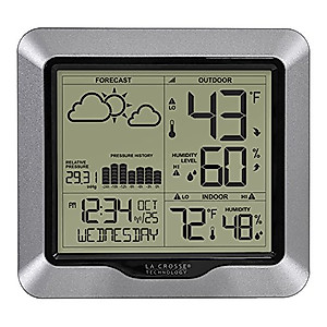 La Crosse Technology 308-1417 Forecast Station, Silver