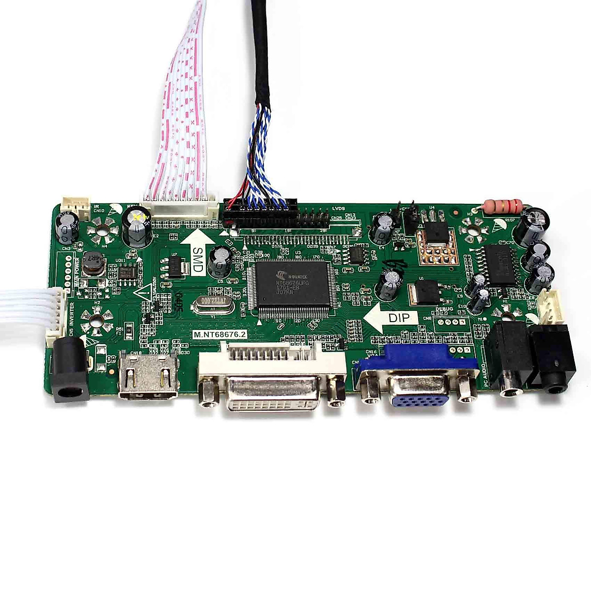 VSDISPLAY 10.4" 10.4 inch 800X600 LCD Screen Replace G104SN03 V1, with HD-MI VGA DVI LCD Controller Board M.NT68676