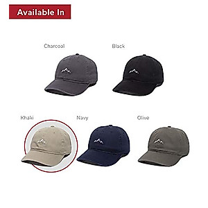 Outdoor Cap Standard Mountain dad hat-unstructured soft cotton cap, Khaki, One Size