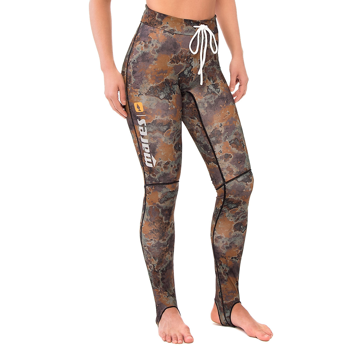 Mares Men's Instinct Rash Guard Pant, Camo Brown, Small