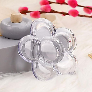 Beaupretty 10PCS Clear Empty Eyeshadow Palette Makeup Organizer Eyeshadow Storage Box Case Lipstick Pigment Palette Tray