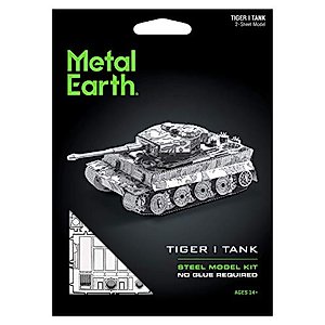 Metal Earth Tiger I Tank 3D Metal Model Kit Fascinations