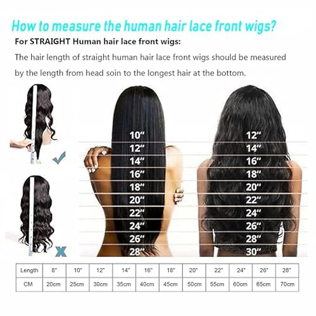 LAPONDAI Lace Front Wigs Human Hair Body Wave 13x4 HD Lace Frontal Wig Pre Plucked with Baby Hair Gluless Wigs Human Hair for Black Women 150% Denisty Natural Color (18Inch)