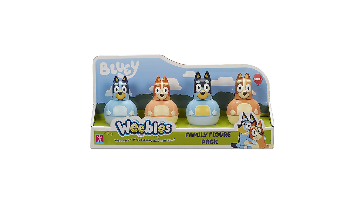 Character Options 07717 Four Pack, Weebles Wobble, Preschool Figures ...
