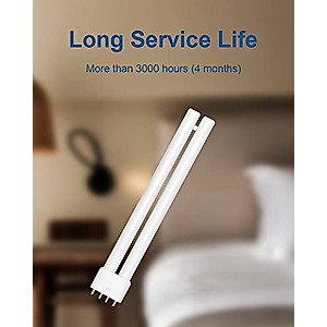 18W H-Shaped Bug Zapper Replacement Bulbs Compatible with 18W Indoor Outdoor Mosquito Lamps for Home with 4 Pin Base