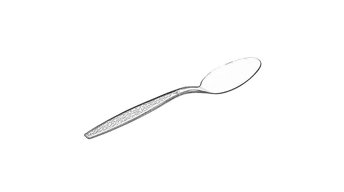 Comfy Package Heavyweight Plastic Tea Spoons - 100 Pack