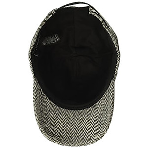 Ted Baker Men's GREGGG Tweed Cap, Black
