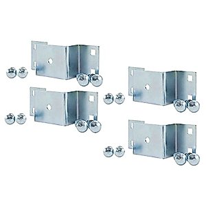 Mytee Products (4 Pack) Utility Trailer Bolt ON Stake Pocket (1/8" Thick 11 Guage), 3" x 1-1/2", Trailer Truck, Board Holder, Zinc Coated, Flatbeds