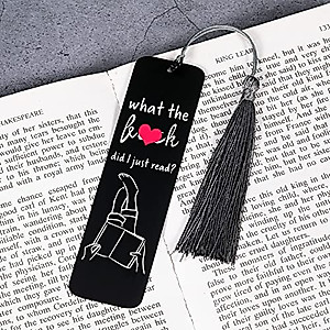 Funny Gifts Bookmarks for Women Men Inspirational Bookish Gifts for Booklovers Reader Friends Coworker Employee Christmas Stocking Stuffers Birthday Valentines Book Reading Club Parents