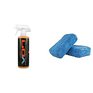 Chemical Guys WAC_808_16 Hybrid V7 Optical Select High Gloss Spray Sealant and Quick Detailer (16 oz) with Premium Grade Microfiber Applicator, Blue (Pack of 2)