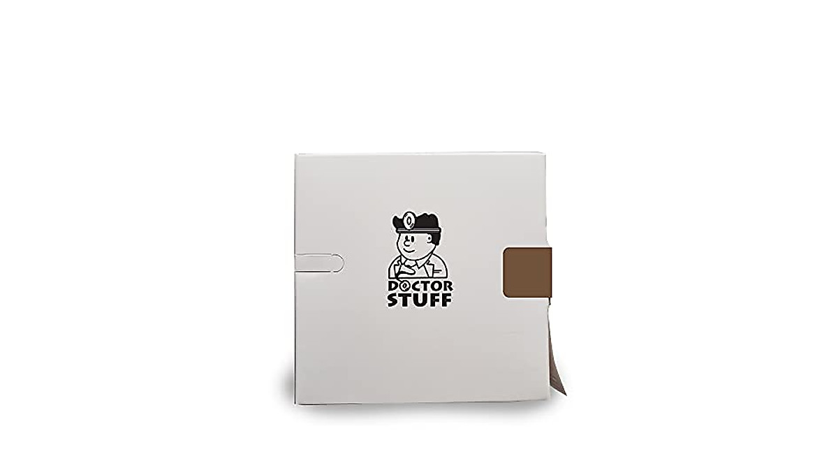 Doctor Stuff Brown File Folder Labels 1/2" x 1" - 1000 Roll