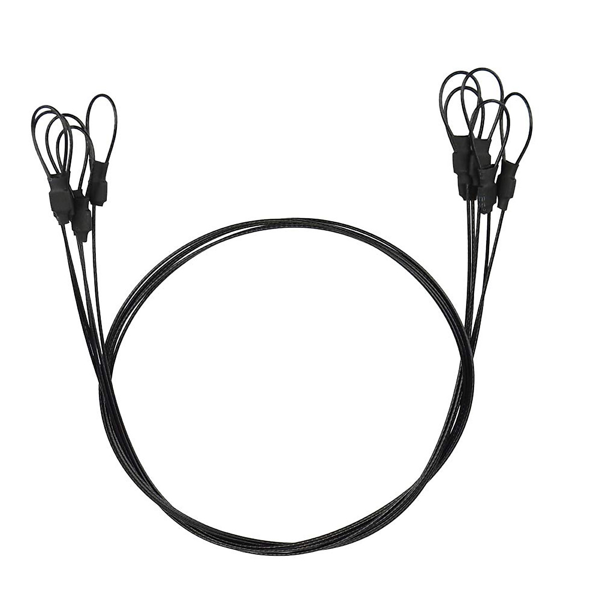 SIOTI Steel Tether Lanyard, Wirerope, 5PCs Pack, 24in Compatible for Hero 1~10, Action Camera and Other Applicable Equipment (24in)