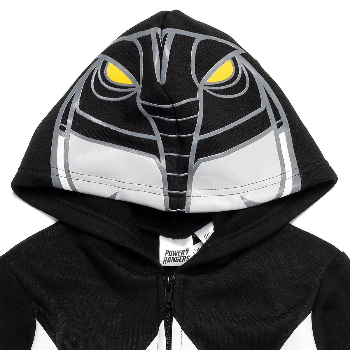 Power Rangers Black Ranger Toddler Boys Fleece Zip Up Hoodie 5T