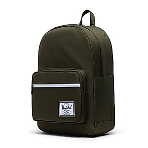 Herschel Pop Quiz Backpack, Ivy Green/Chicory Coffee, Classic 22L